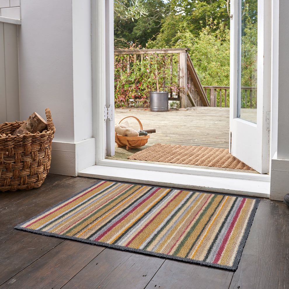 Muted Stripe – Turtle Mat