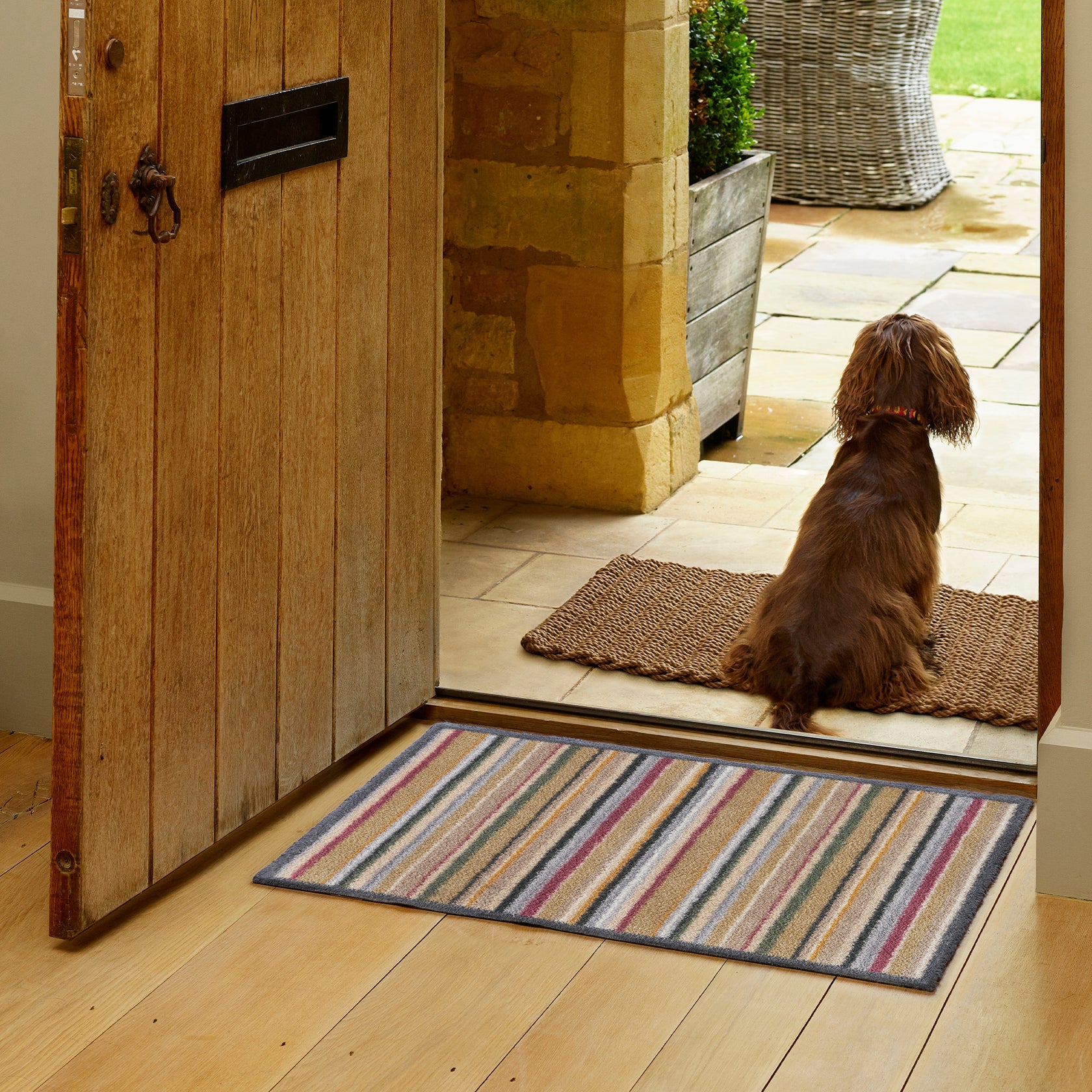 Muted Stripe – Turtle Mat