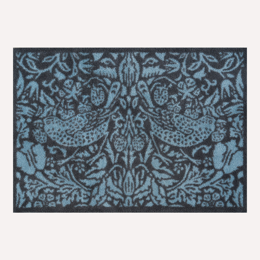 Pure Strawberry Thief - Blue – Turtle Mat