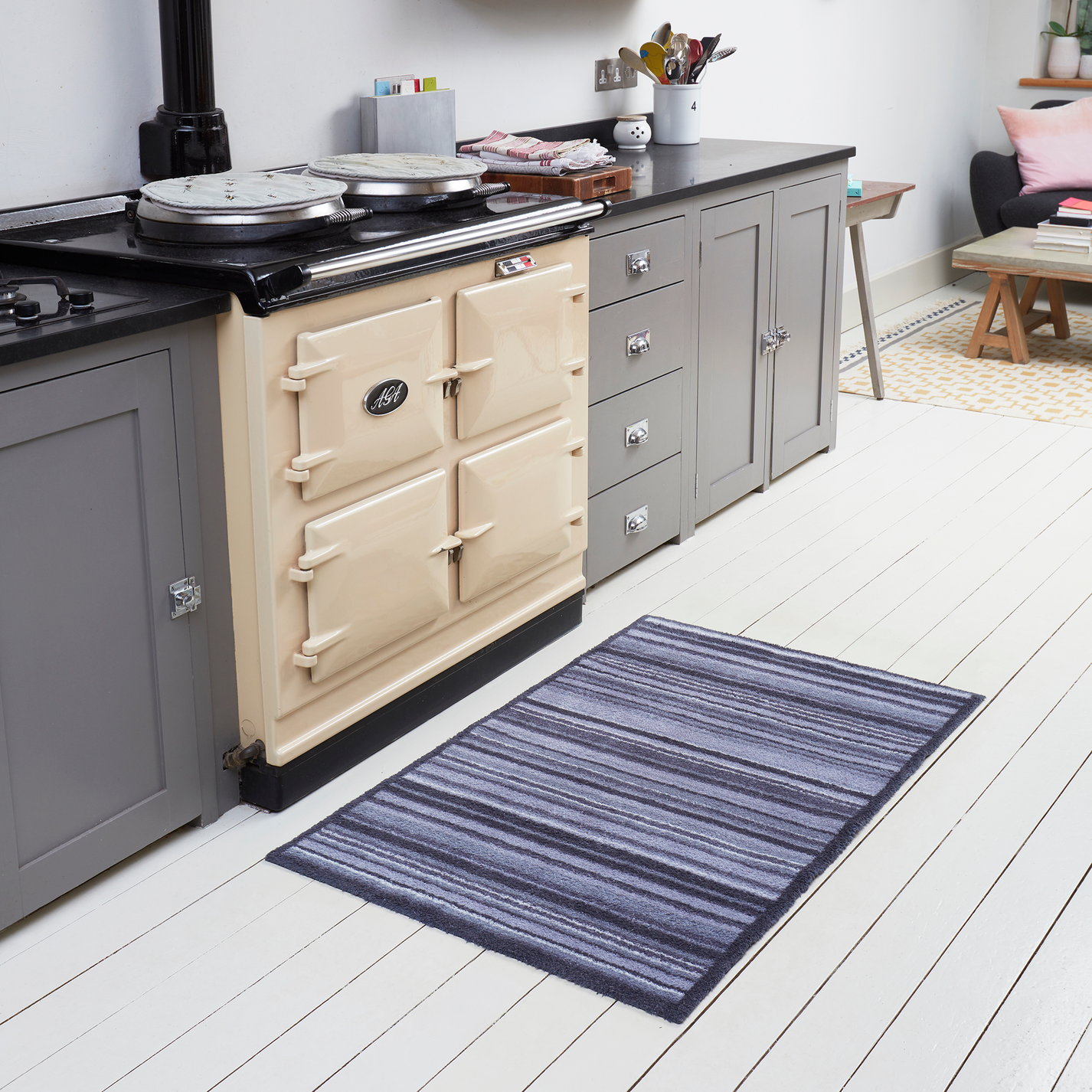 Slate Stripe – Turtle Mat