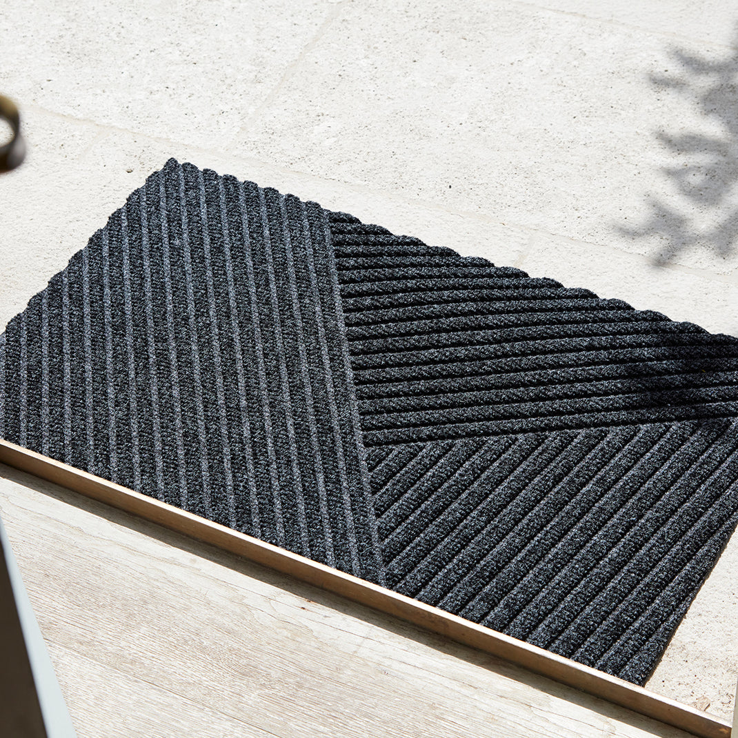 Leaves Grey – Turtle Mat